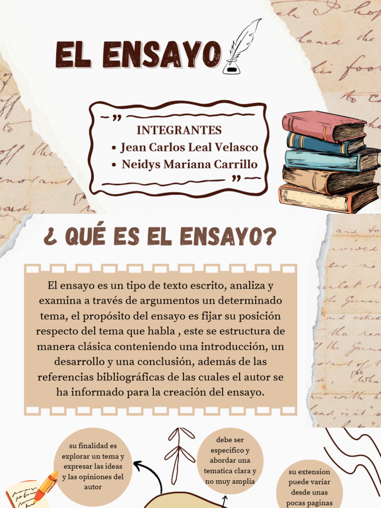 El Ensayo | Descargar gratis PDF | Ensayos | Autor