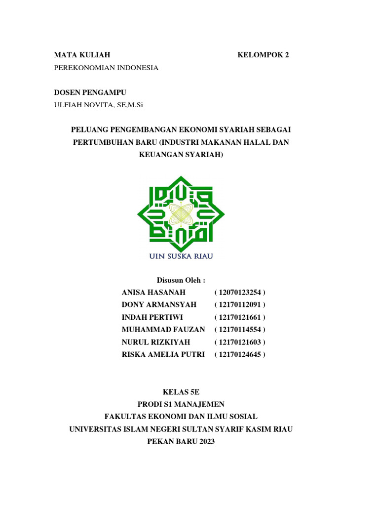 Perekonomian Indonesia KLMPK 2 | PDF