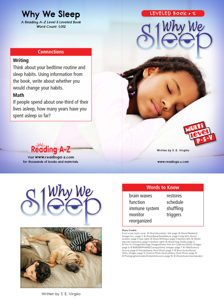Why We Sleep R Week 1 | PDF | Sleep | Rapid Eye Movement Sleep