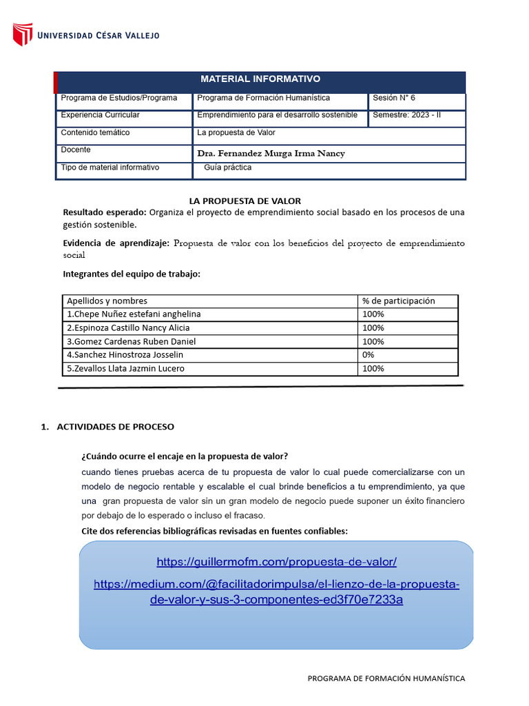 Guía Práctica #06 | PDF | Negocios económicos | Gestión estratégica
