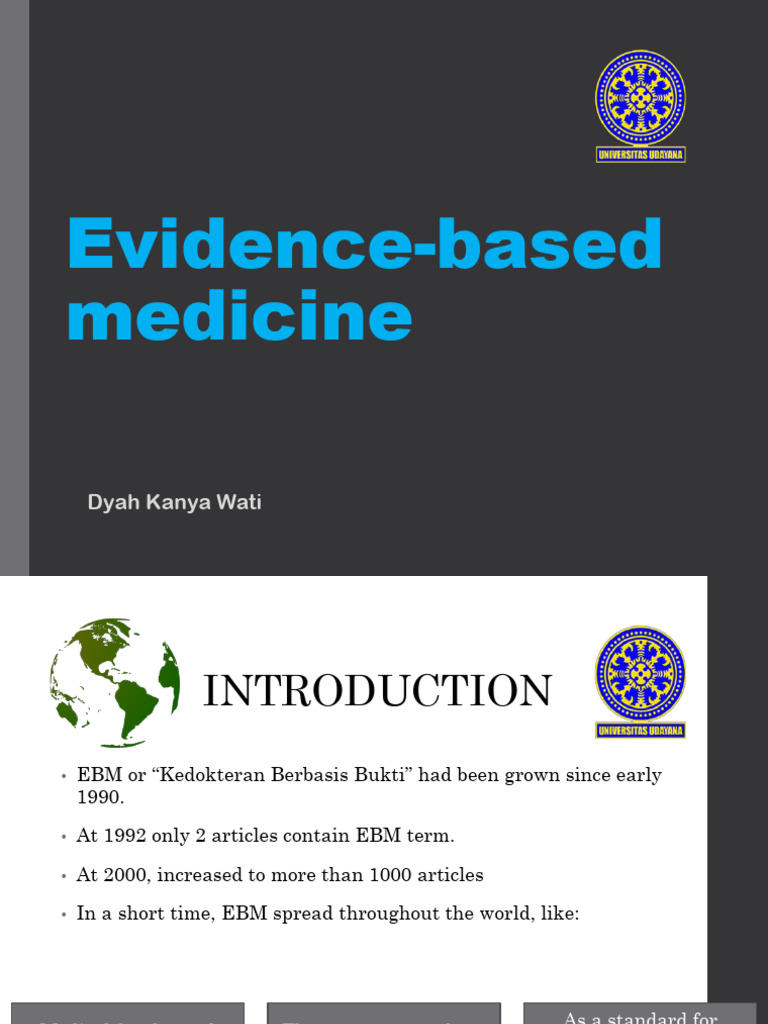 6-7. Introduction To Evidence-Based Medicine | PDF | Evidence Based ...