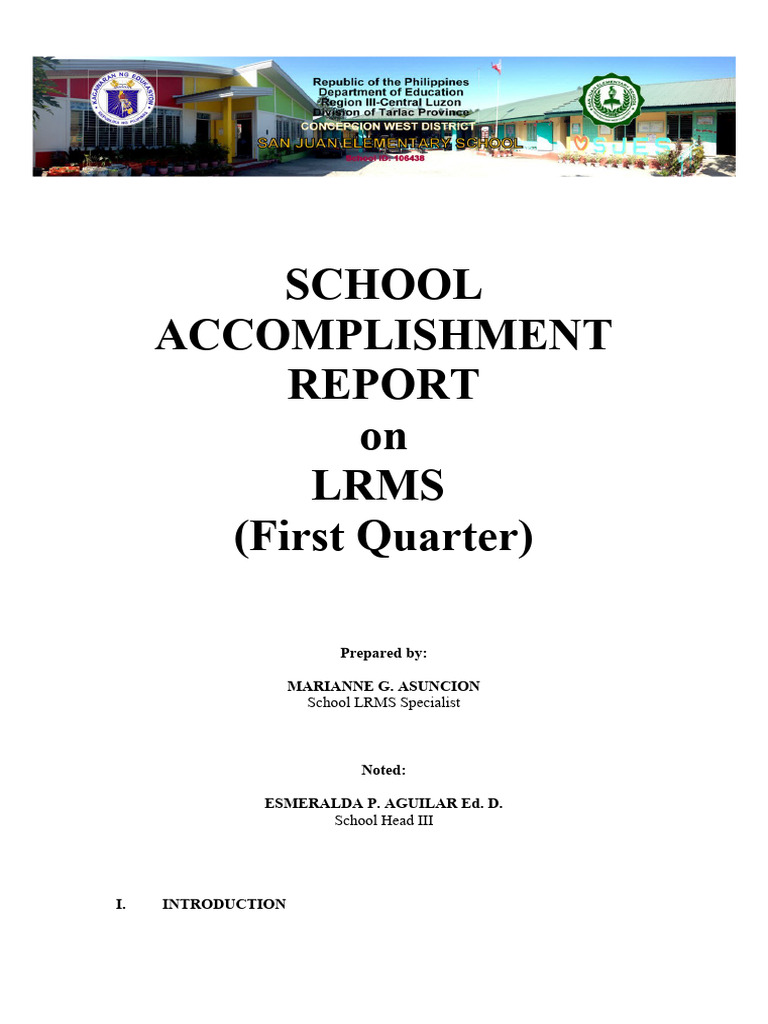 Quarterly Accomplishment Report | PDF | Teachers | Communication