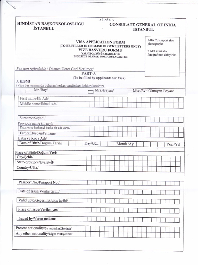 Indian Visa Application Guidelines | PDF | Travel Visa | Cultural ...