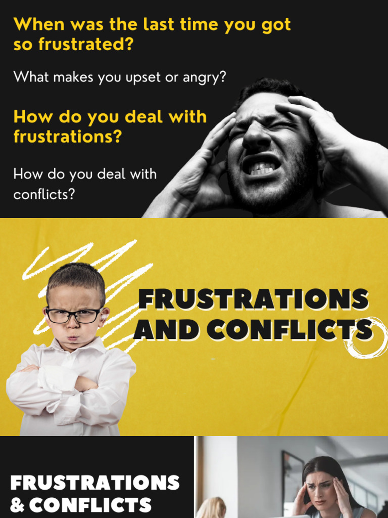 Frustrations and Conflicts | PDF | Feeling | Anger