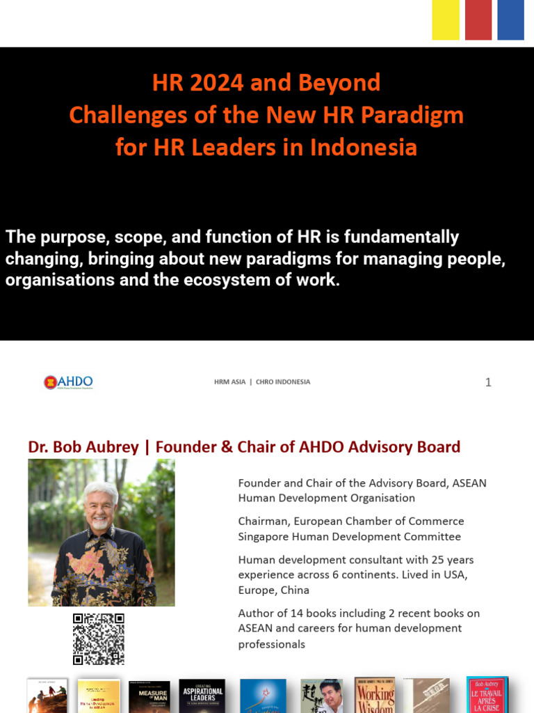 POST EVENT HANDOUT Bob Aubrey Challenges of The New HR Paradigm | PDF ...