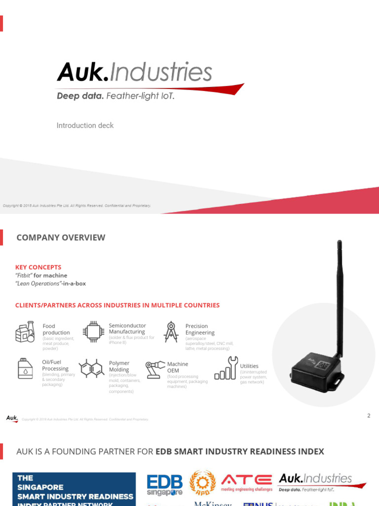 Auk Industries - Introduction IIoT | PDF | Internet Of Things | Computer Network