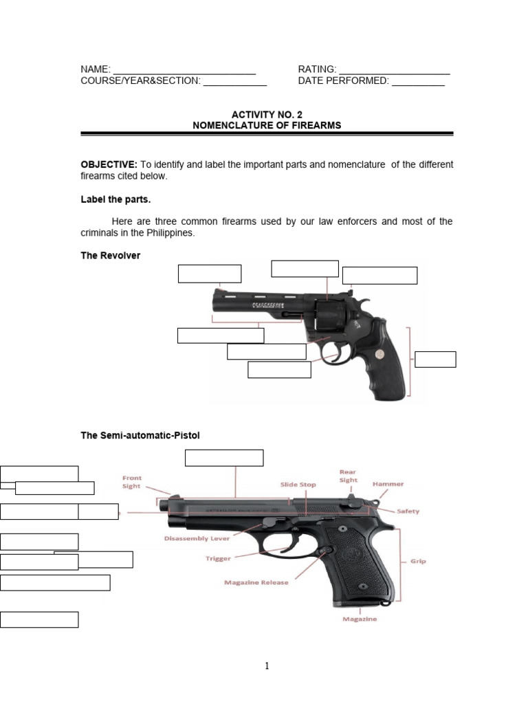 Ballistics Activities 2 | PDF | Firearms | Gun