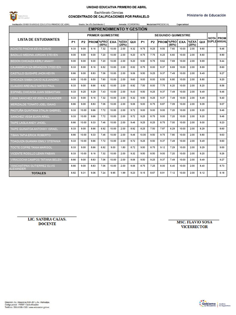 3ro C Imprimir | PDF