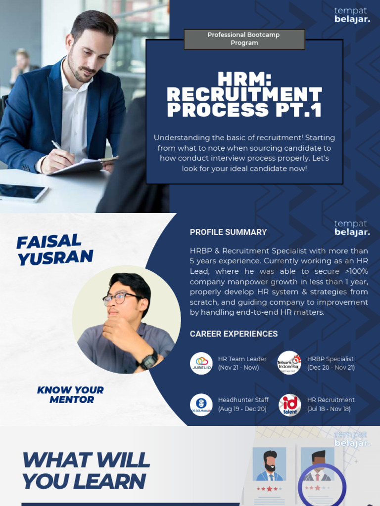Recruitment Process Part 1 | PDF | Recruitment | Search Engine Optimization