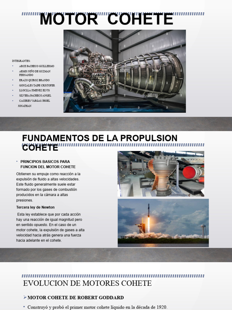 Fundamentos y Tipos de Motores Cohete | PDF | Motor de cohete ...