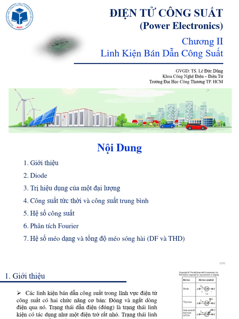 Chuong 2 - Linh Kien Ban Dan Cong Suat | PDF