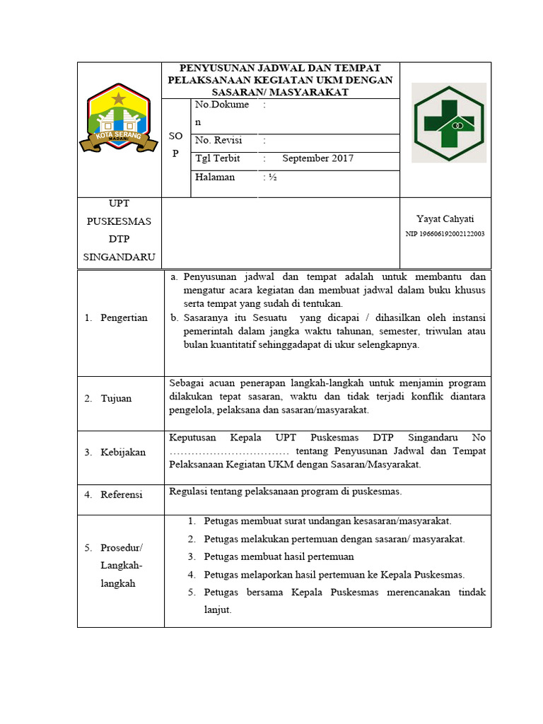 Bab Iv - Kriteria4.1.2. Ep 3. Sop Pembahasan Umpan Balik 2 | PDF