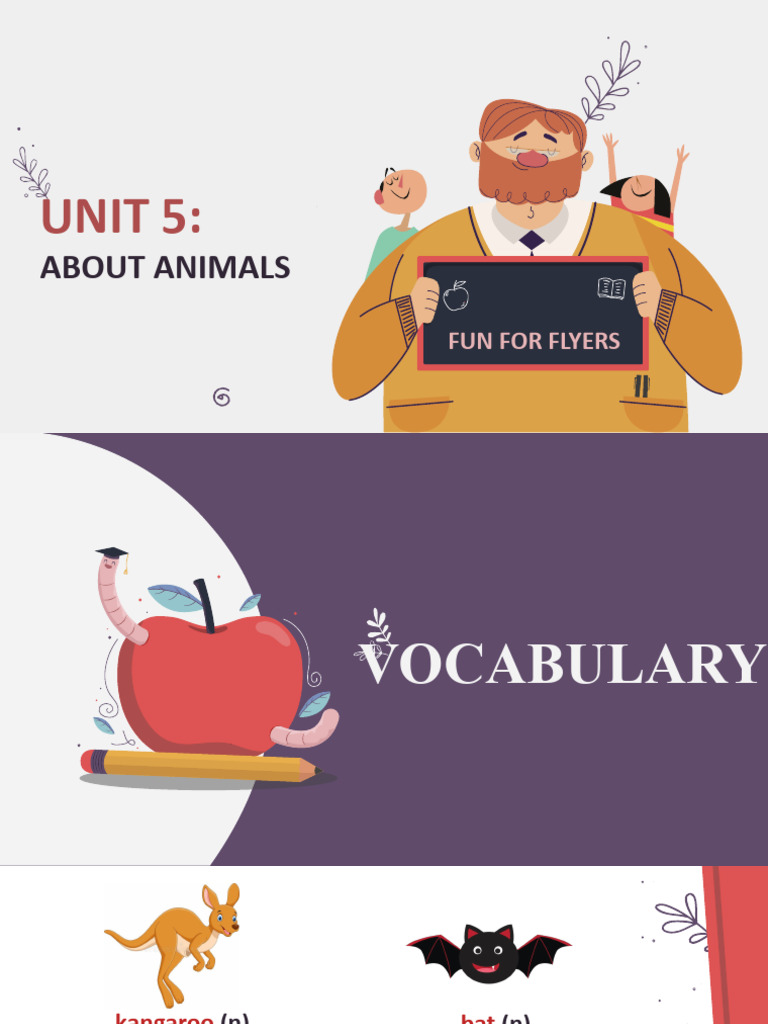 FFF - Unit 5 - About Animals | Download Free PDF | Organisms