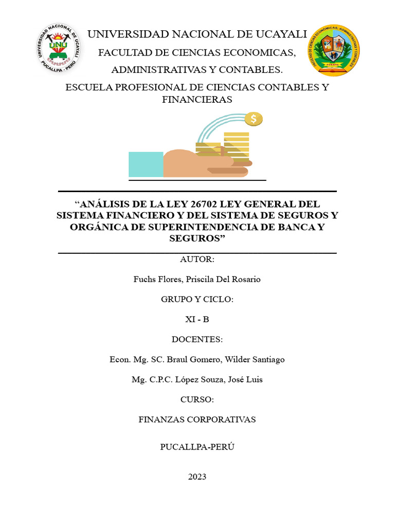 Ley 26702 | PDF | Seguro | Business