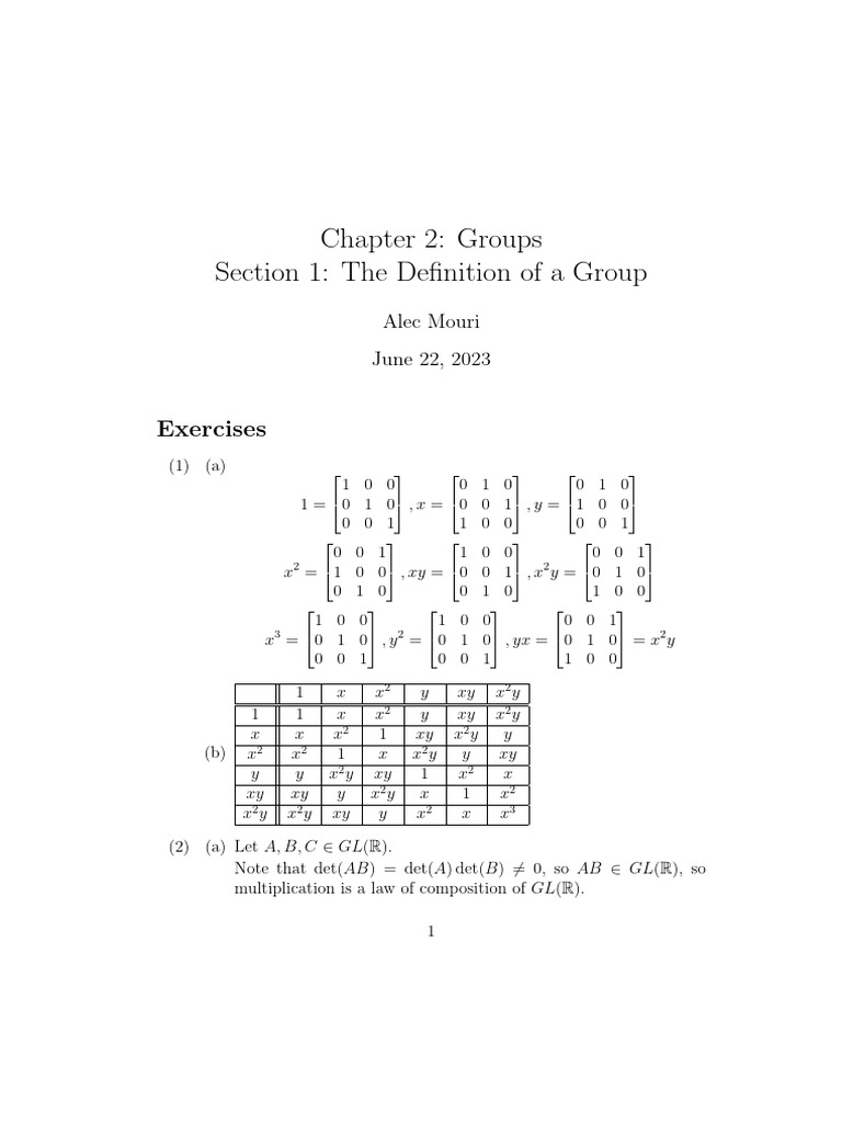 Solutions | PDF | Ring Theory | Operator Theory