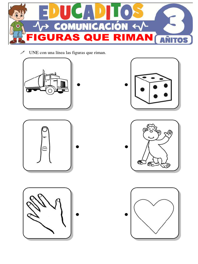 Figuras Que Riman para Ninos de 3 Anos | PDF