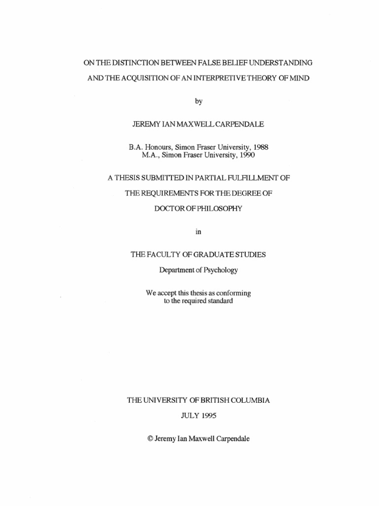 Shaping Personality and Beliefs | PDF | Theory Of Mind | Knowledge