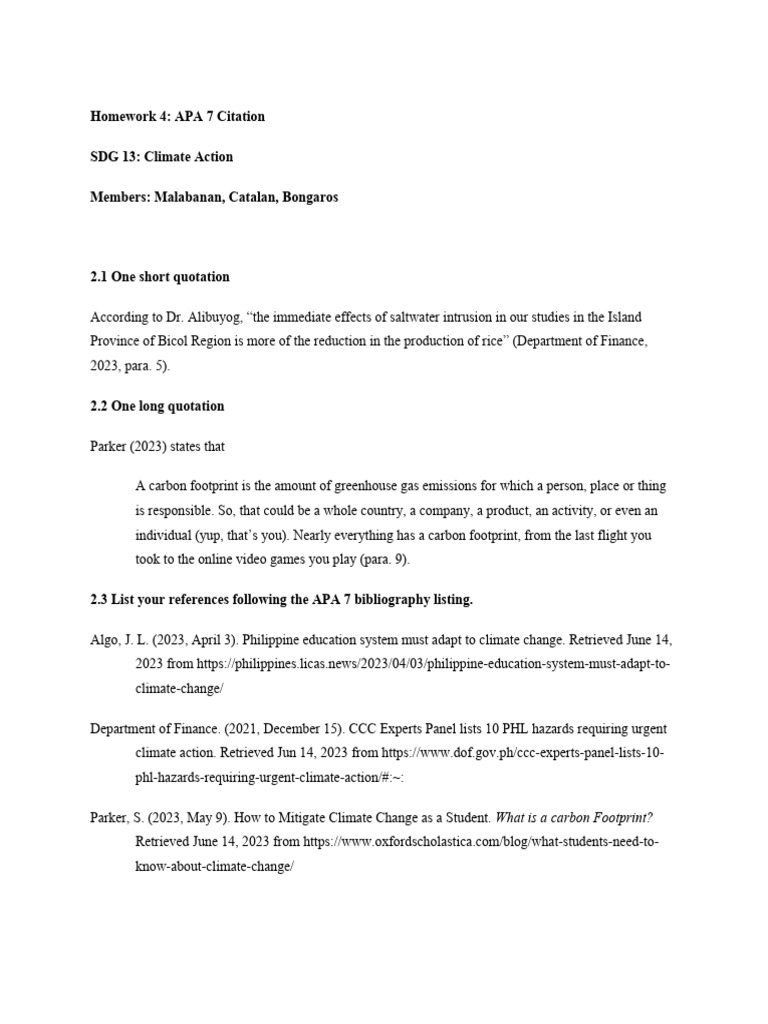 Gepcomm SDG13 HW4-1 | PDF | Science & Mathematics | Law