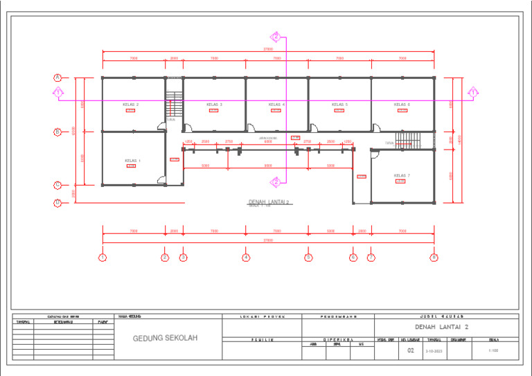 02-Denah Lantai 2 | PDF