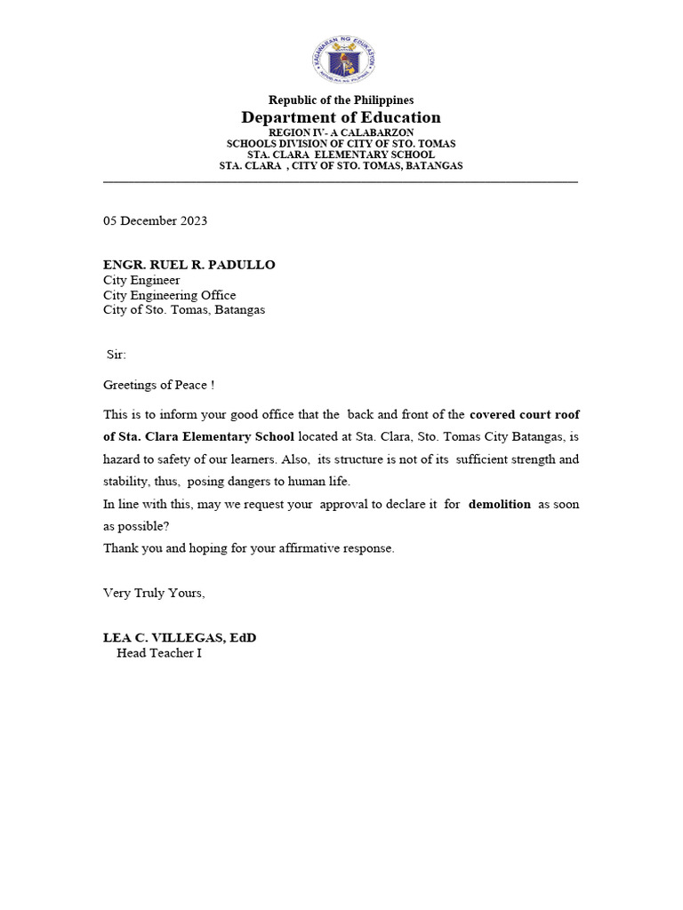 Request Demolition Court | PDF