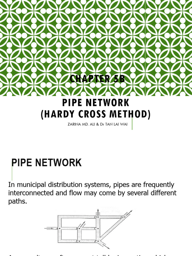 Chapter 5.2 - Pipe Network | PDF | Mathematics | Fluid Dynamics