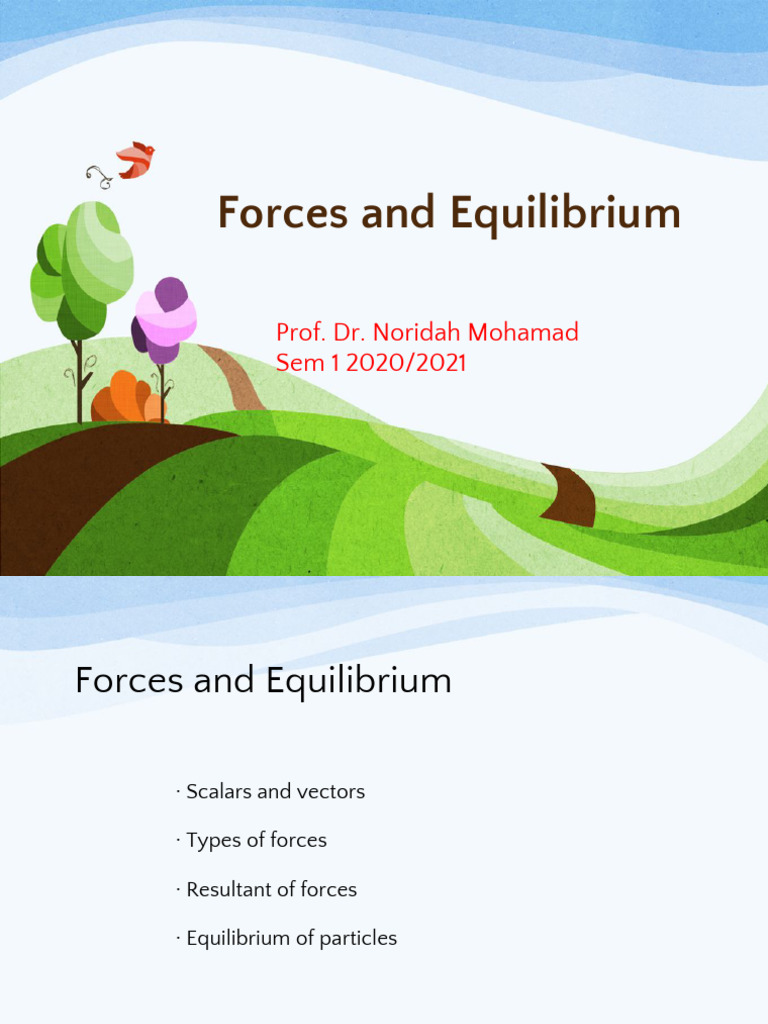 CHAPTER 2 - Forces and Equilibrium | PDF | Euclidean Vector | Force