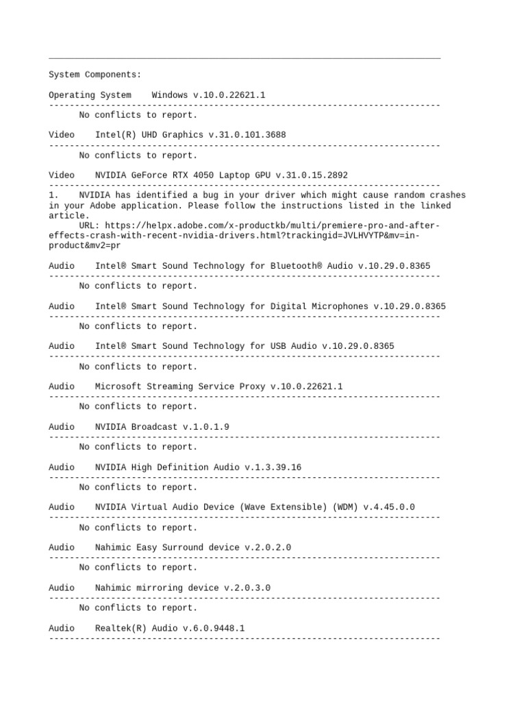 System Compatibility Report | PDF | Graphics Processing Unit | Shader