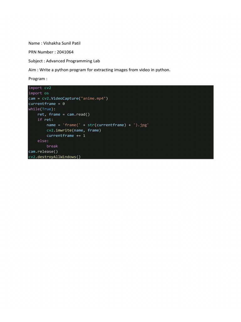 Apl Practical 10 | PDF