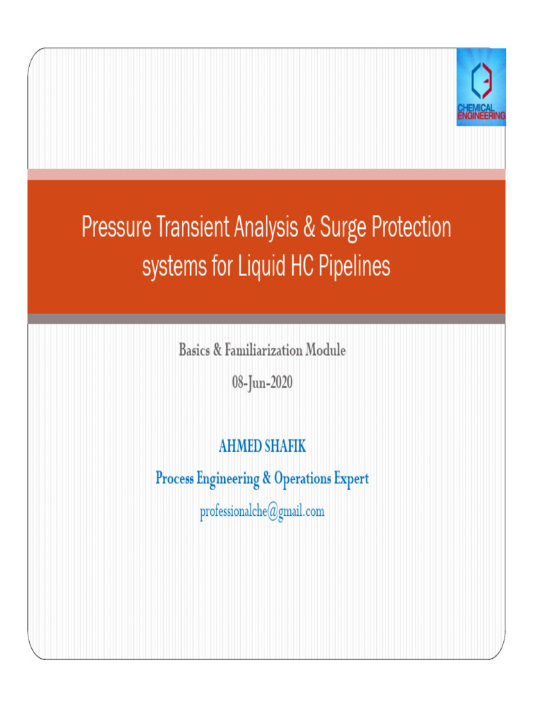 Pressure Transient in Liquid Piping | PDF | Young's Modulus | Fluid ...