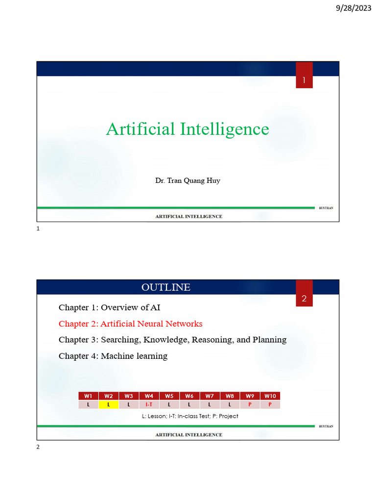 Artificial Intelligence: Outline | PDF | Artificial Neural Network | Statistics