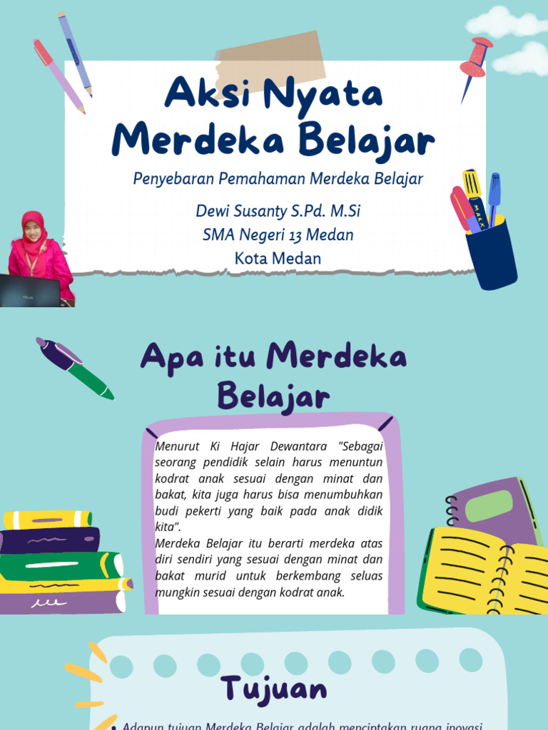 Aksi Nyata Merdeka Belajar - Dewi Susanty | PDF