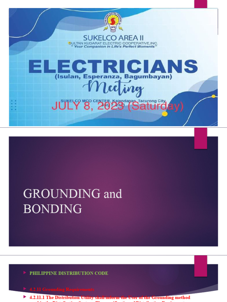 Presentation | PDF | Specification (Technical Standard) | Electrical Engineering