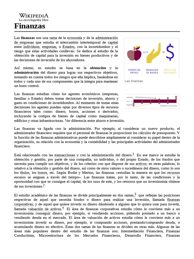 Finanzas | PDF | Economias | Dinero