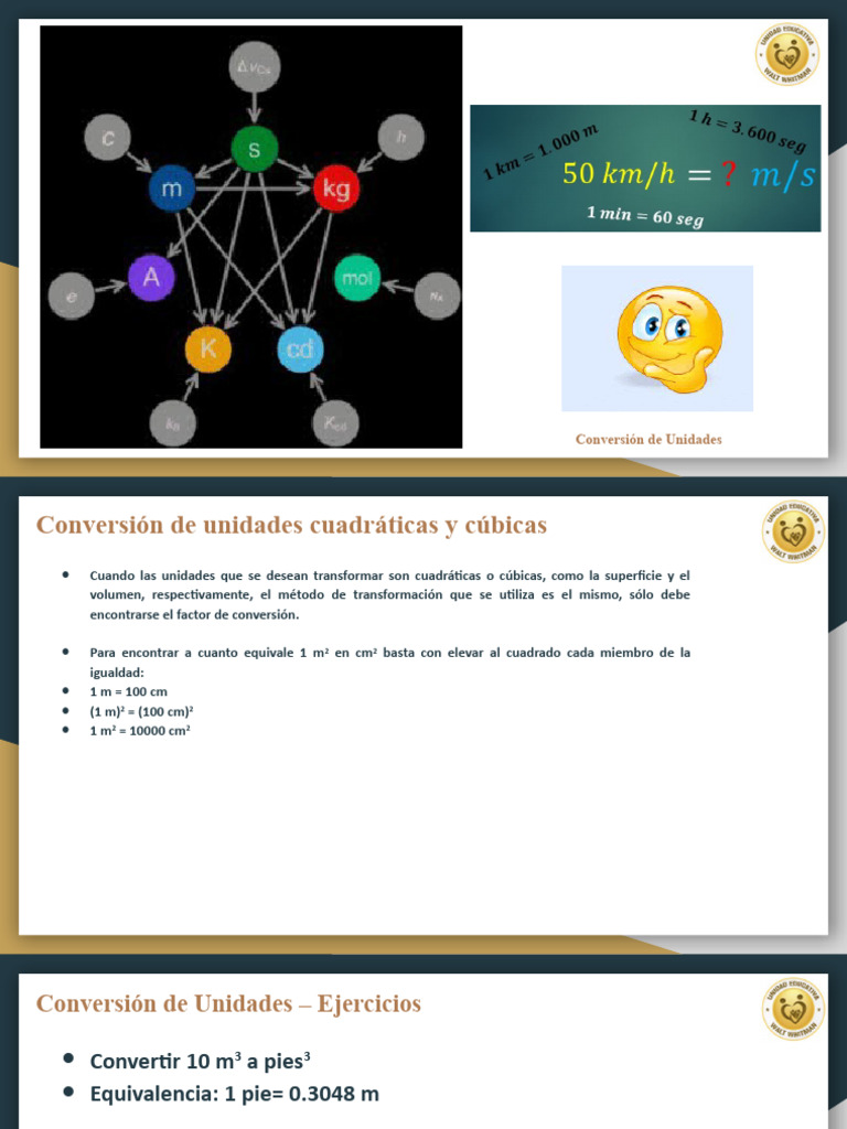 Conversión de Unidades Cuadráticas y Cúbicas | PDF