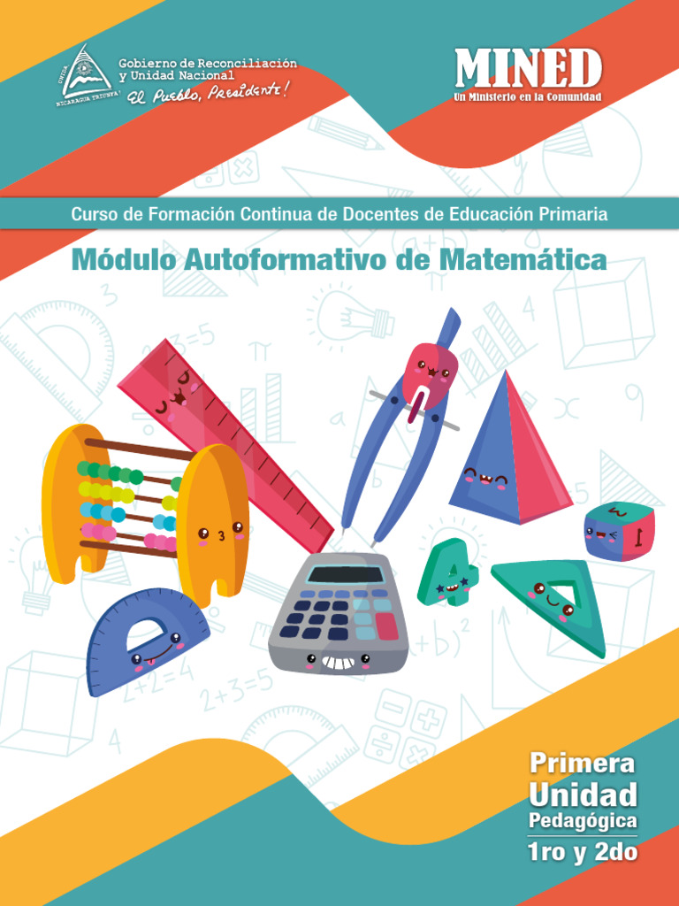 MODULO AUTOFORMATIVO DE MATEMATICA 1ro y 2do BJ | PDF | Números | Sustracción