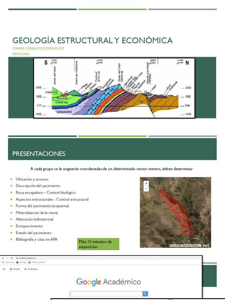 Geología Estructural y Económica | PDF | Falla (geología) | Geología