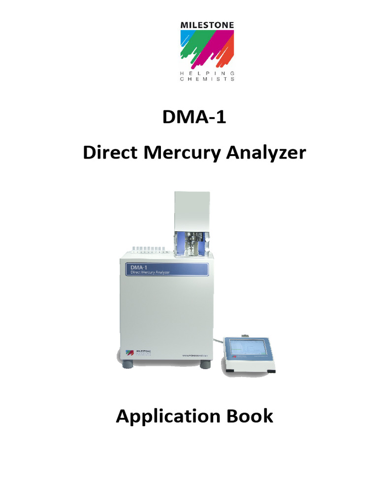 DMA-1 Application Book | PDF | Mercury (Element) | Spectrophotometry