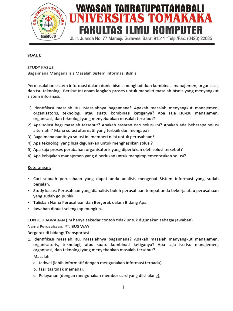 Uas Sim Fikom 2023 | PDF | Komputer