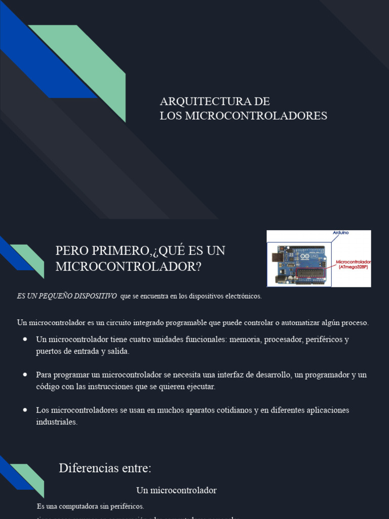 Presentación Microcontroladores-1 | PDF | Microcontrolador | Microprocesador