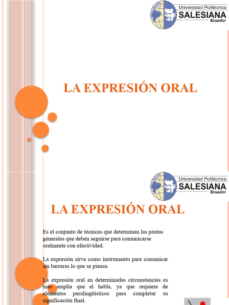 Técnicas de Expresión Oral Efectiva | PDF