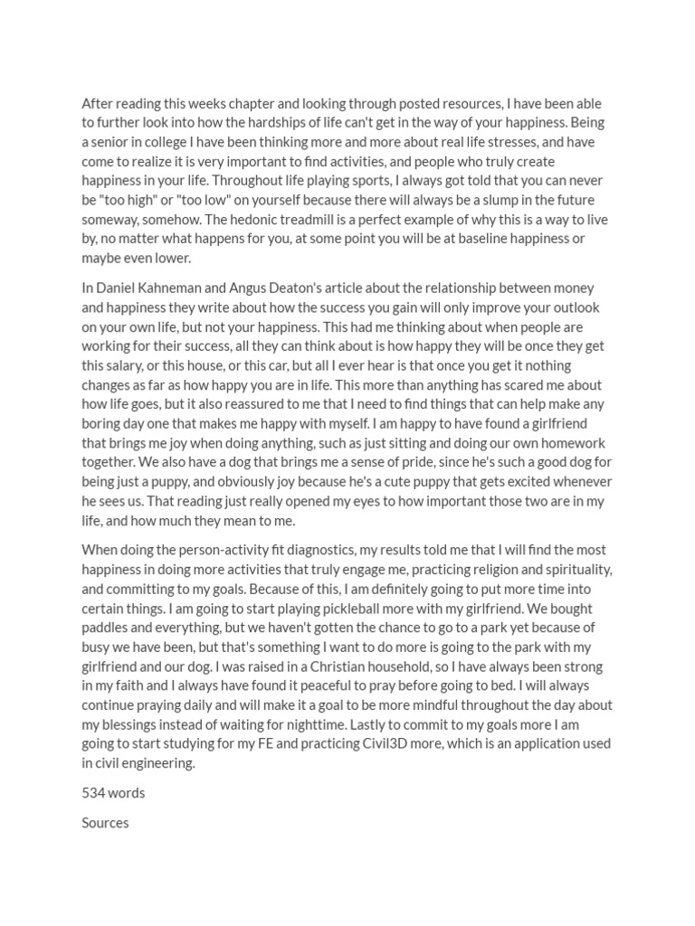 Pursuit Of Happiness Pdf Happiness Psychology