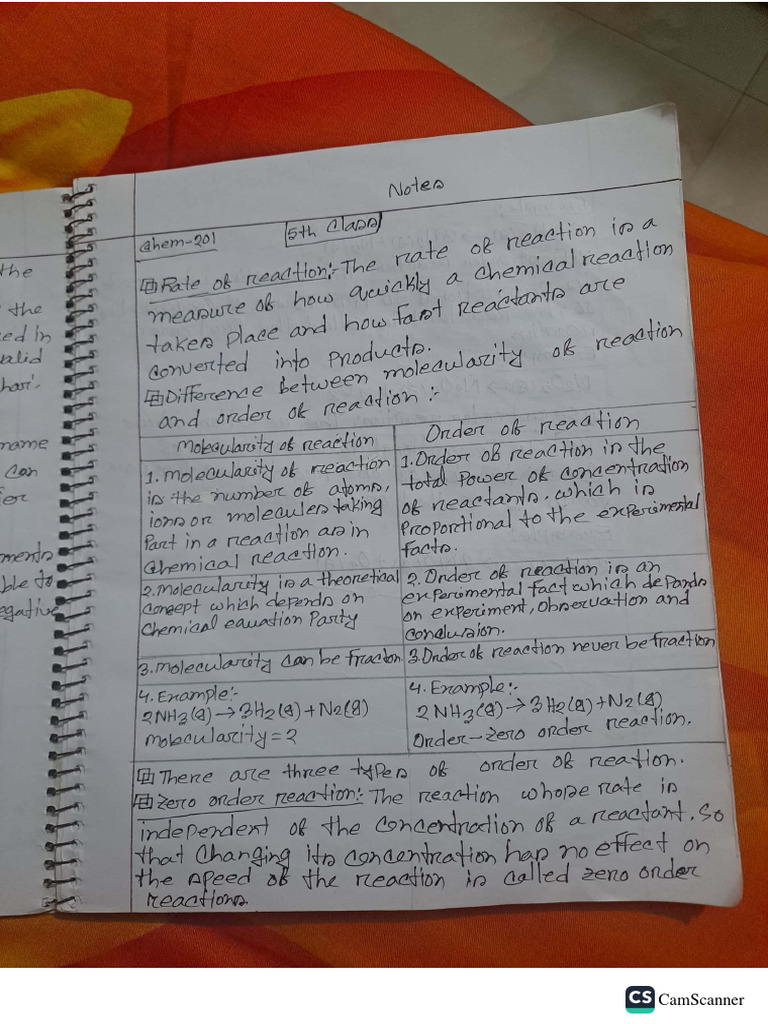 Chem-201 Final Exam Note | PDF