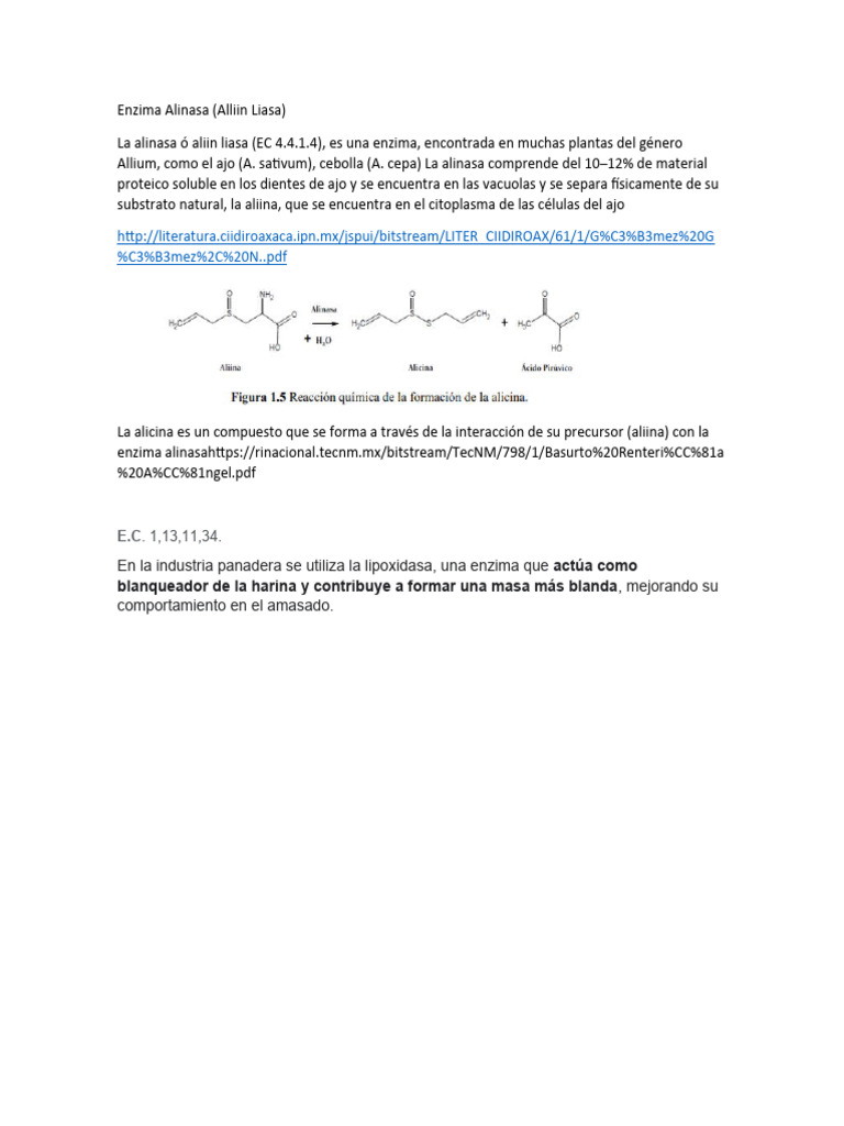 Enzimas | PDF | Hogar, jardinería y bricolaje | Salud y bienestar