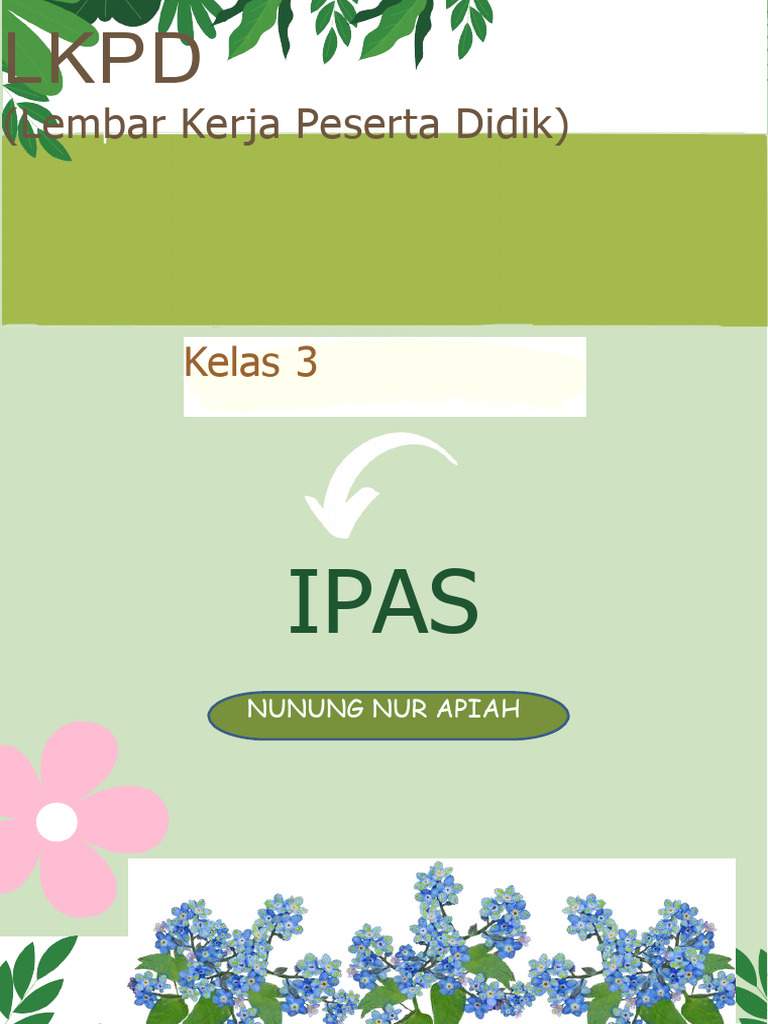 LKPD IPAS Kelas 3 Penggolongan Hewan | PDF