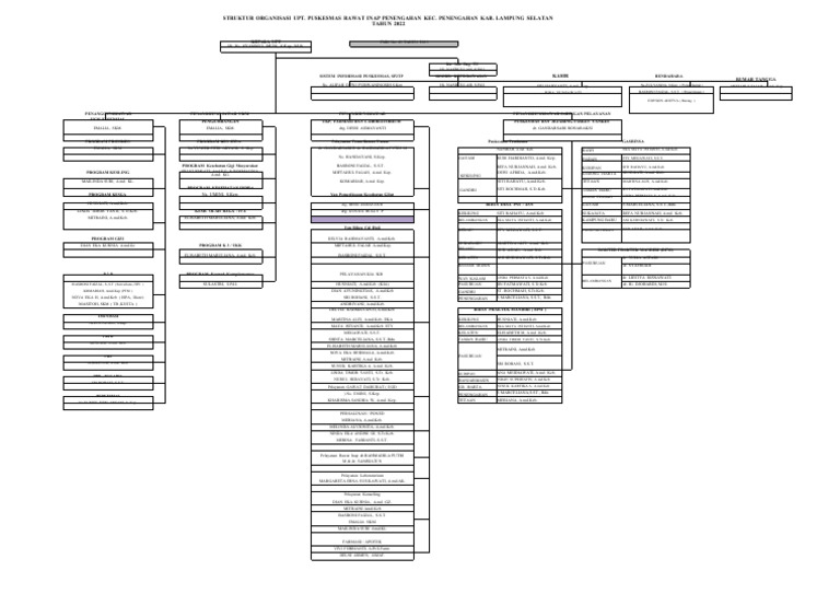 Struktur Organisasi 2022 | PDF