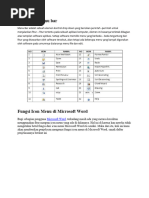 10 Fungsi Menu Insert Pada Microsoft Word | PDF