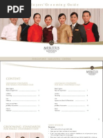 Grooming Standards for Gentlemen in Hospitality