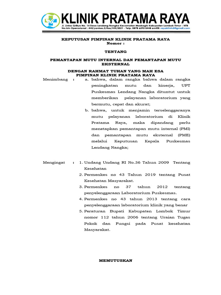 SK TTG Pmi Dan Pme | PDF | Sains & Matematika