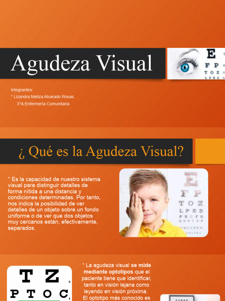 Agudeza Visual | PDF | Ojo humano | Lentes