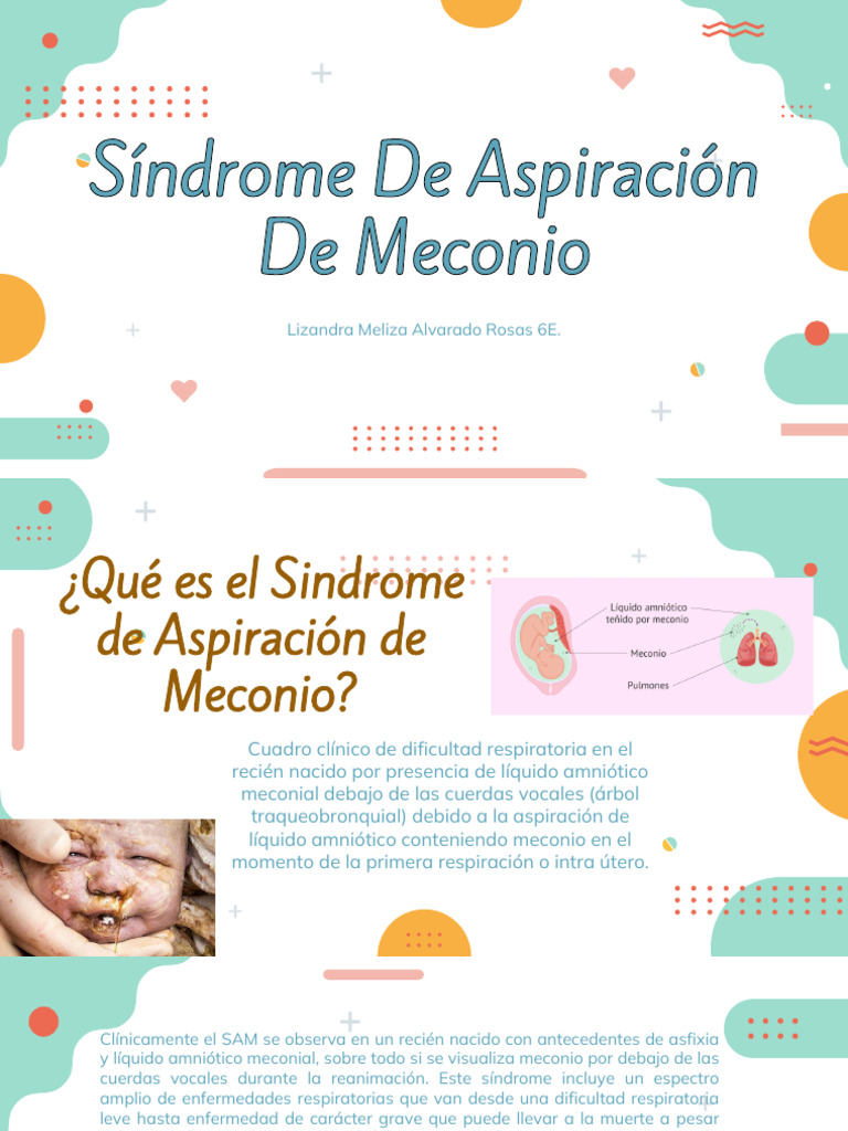 Sindrome de Aspiración de Meconio. | PDF | Especialidades Medicas ...